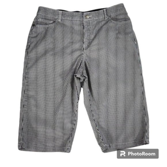 croft & barrow | Shorts | Croft Barrow Blackwhite Plaid Bermuda Shorts ...